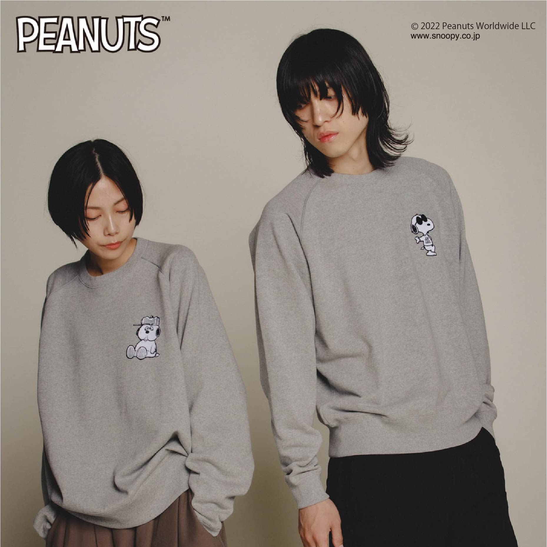 ルーズなシルエットが URBAN RESEARCHのPEANUTSオリジナルスウェット | CHARADINATE（キャラディネート）