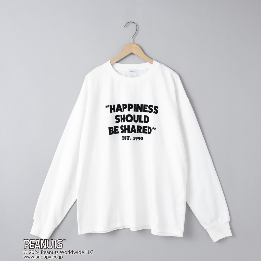 coenから世界中で愛されているPEANUTS(ピーナッツ)とのオリジナルコラボプリントロンTが登場！ | CHARADINATE（キャラディネート）